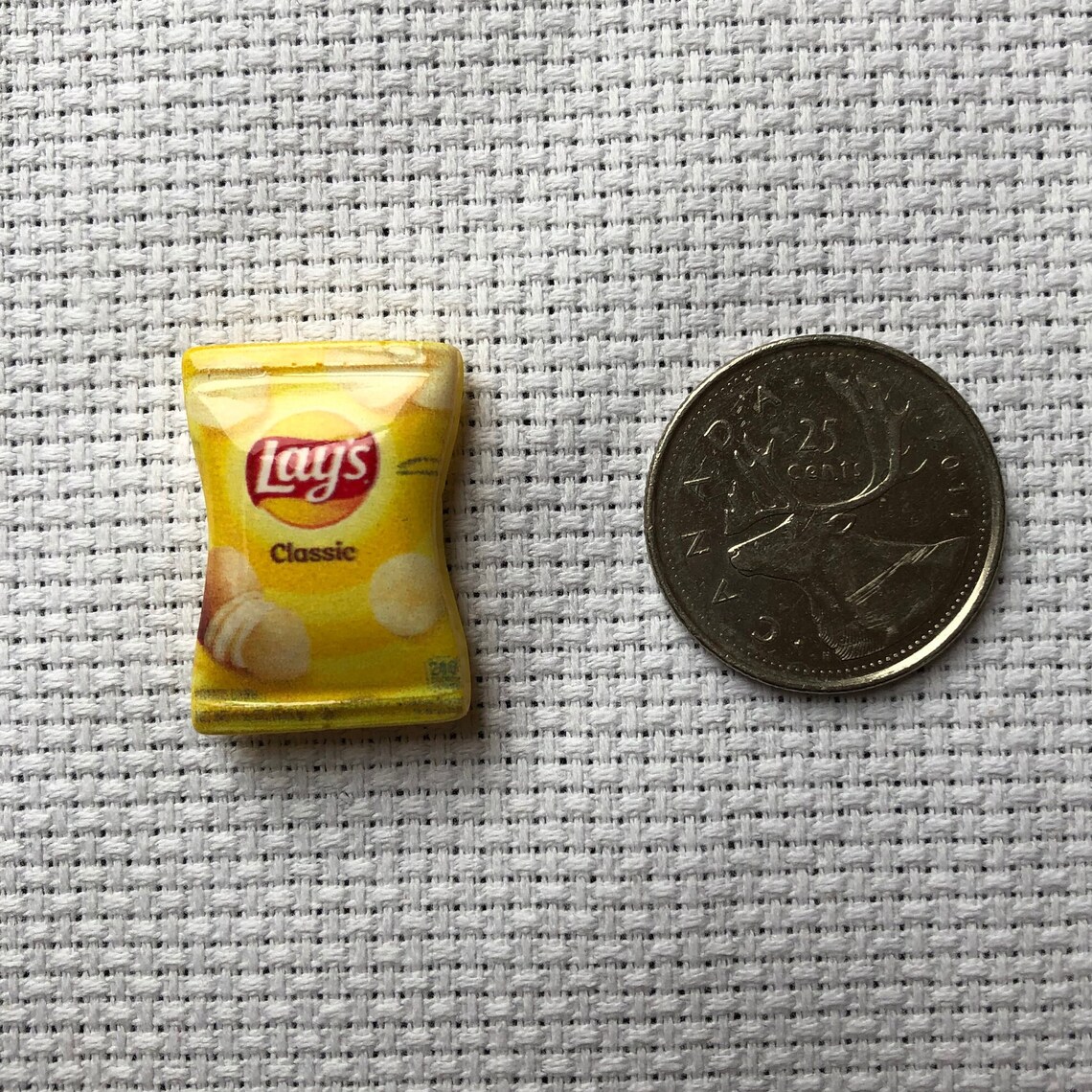 Potato Chip Bag Cross Stitch and Embroidery Accessory - Etsy