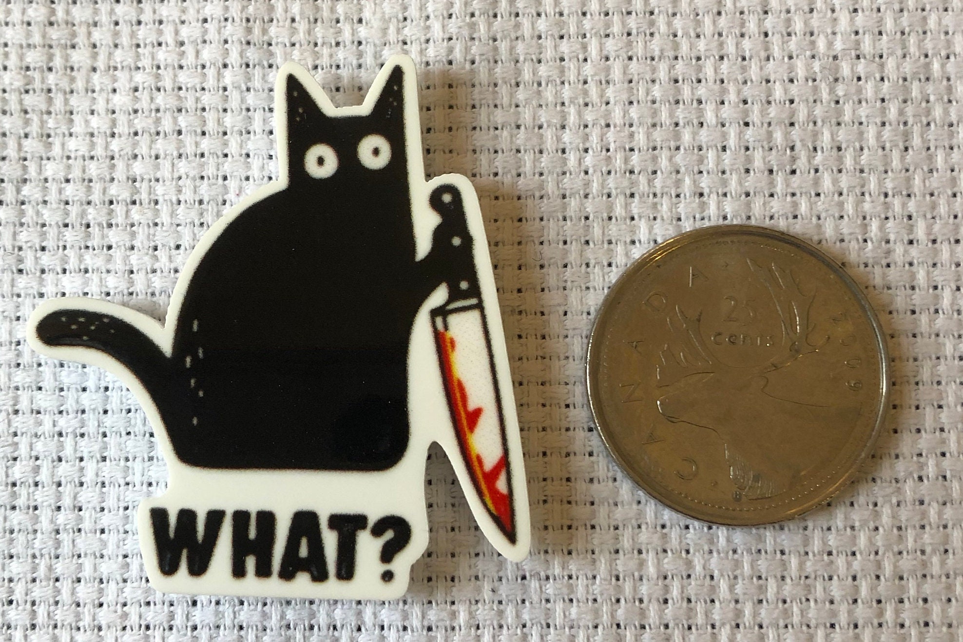 What Stabby Kitty Cross Stitch Embroidery and Planner - Etsy