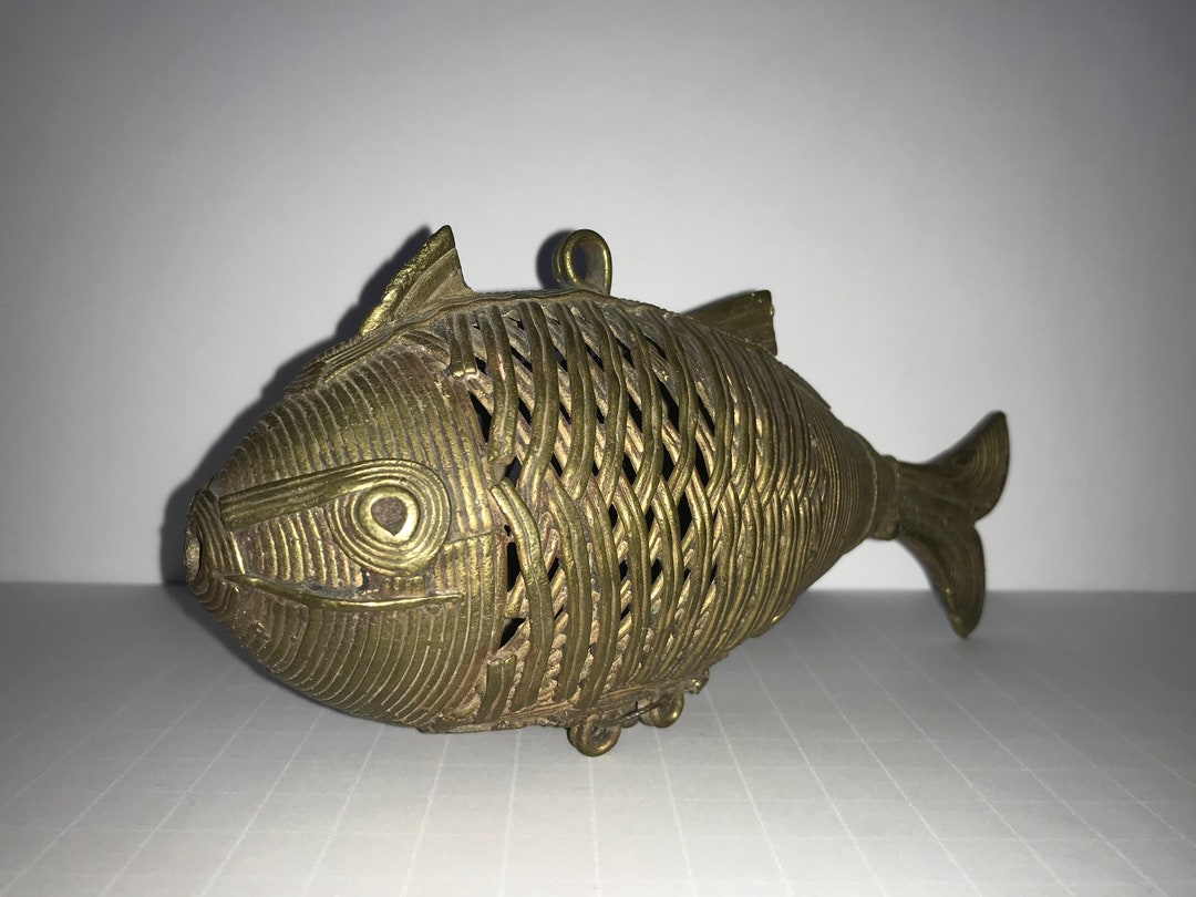 VTG Brass Dhokra Fish - Etsy