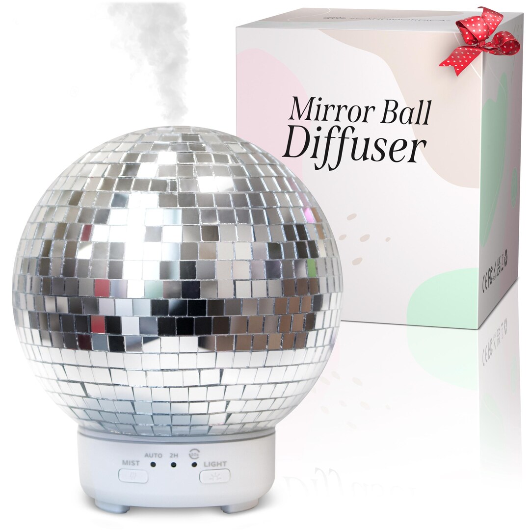 Disco Ball Diffuser Spinning | Cute Aromatherapy Diffuser and ...