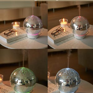 Disco Ball Diffuser Spinning | Cute Aromatherapy Diffuser and ...