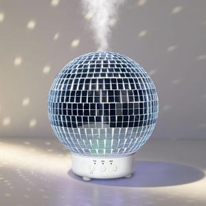 Disco Ball Diffuser Spinning Cute Aromatherapy Diffuser and Humidifier ...