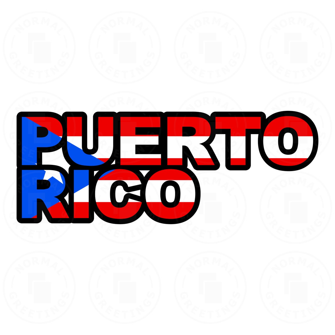 Puerto Rico Flag SVG Cricut File Puerto Rican Boricua Cut - Etsy