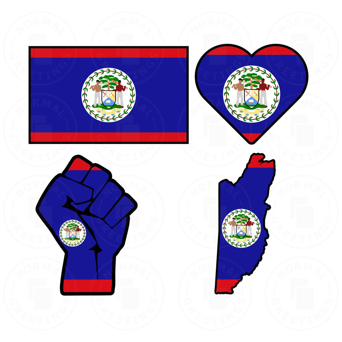Belize SVG PNG Bundle Belizean Flag Bandera Beliceña Cricut - Etsy