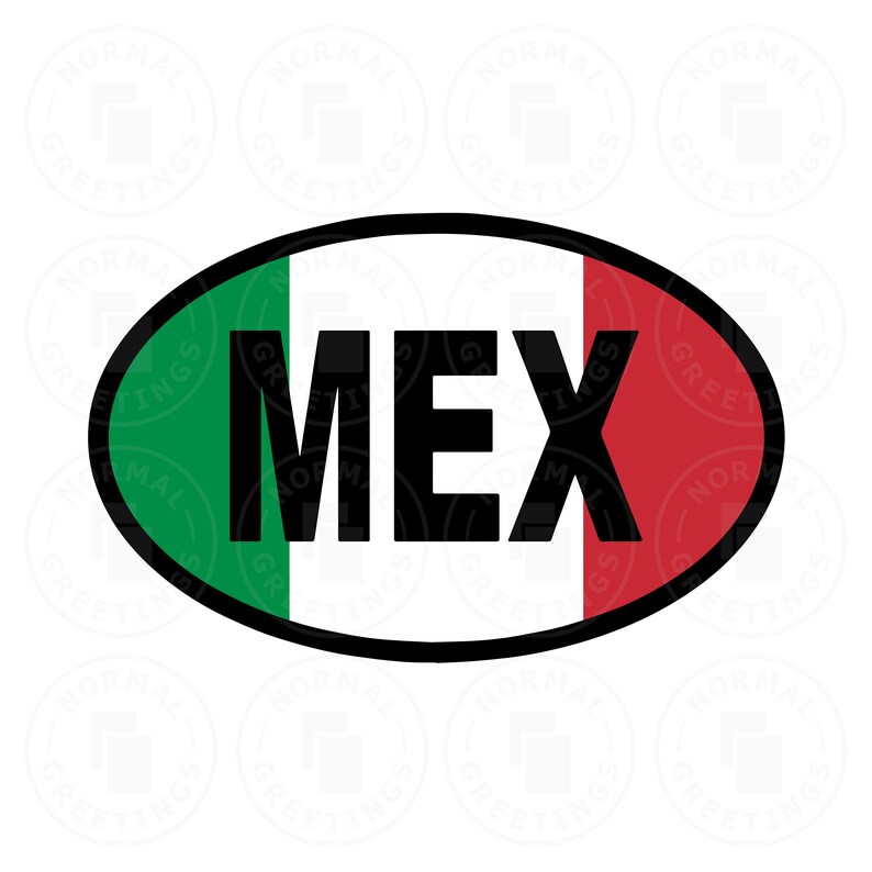 Mexican Flag Bandera Mexicana Bumper Sticker Mexico Chicano - Etsy