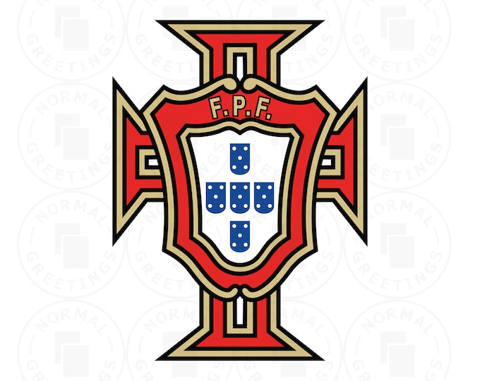 Portugal National Football Team Crest SVG PNG Portuguese Pride Europe ...