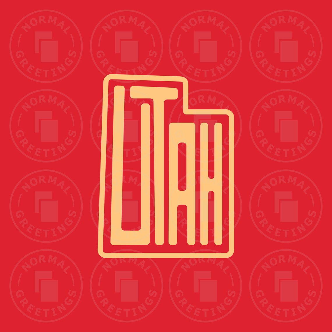 Utah State Shape Outline SVG Cricut Files Cut Files Salt Lake - Etsy