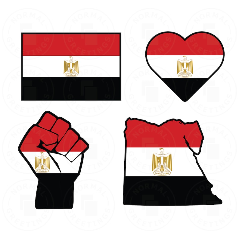 Egypt SVG PNG Bundle Egyptian Flag Egyptian Pride Cricut Files - Etsy