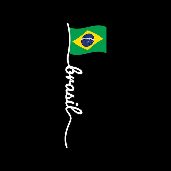 Brazil Brasil SVG Brazilian Flag South America Cricut Cut - Etsy Australia