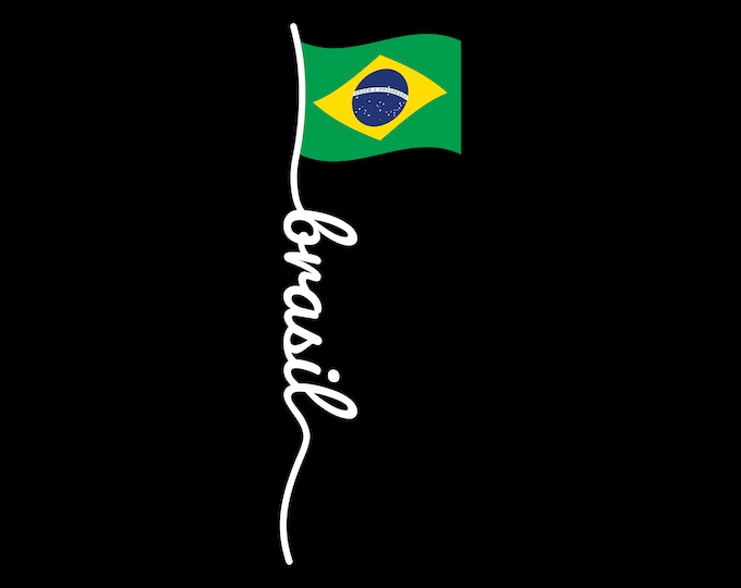 Brazil Brasil SVG Brazilian Flag South America Cricut Cut Files Vector ...