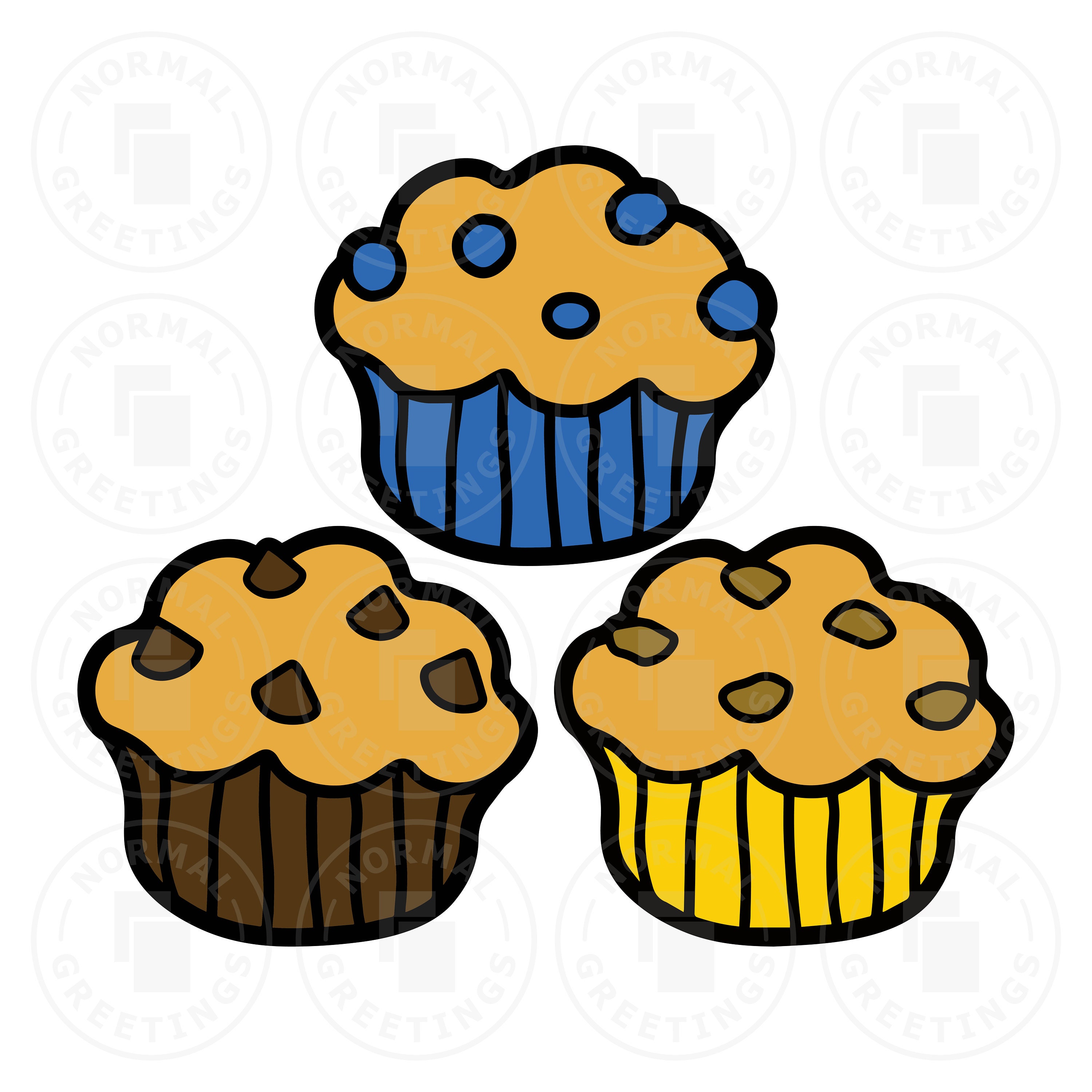Cute Muffin Clipart