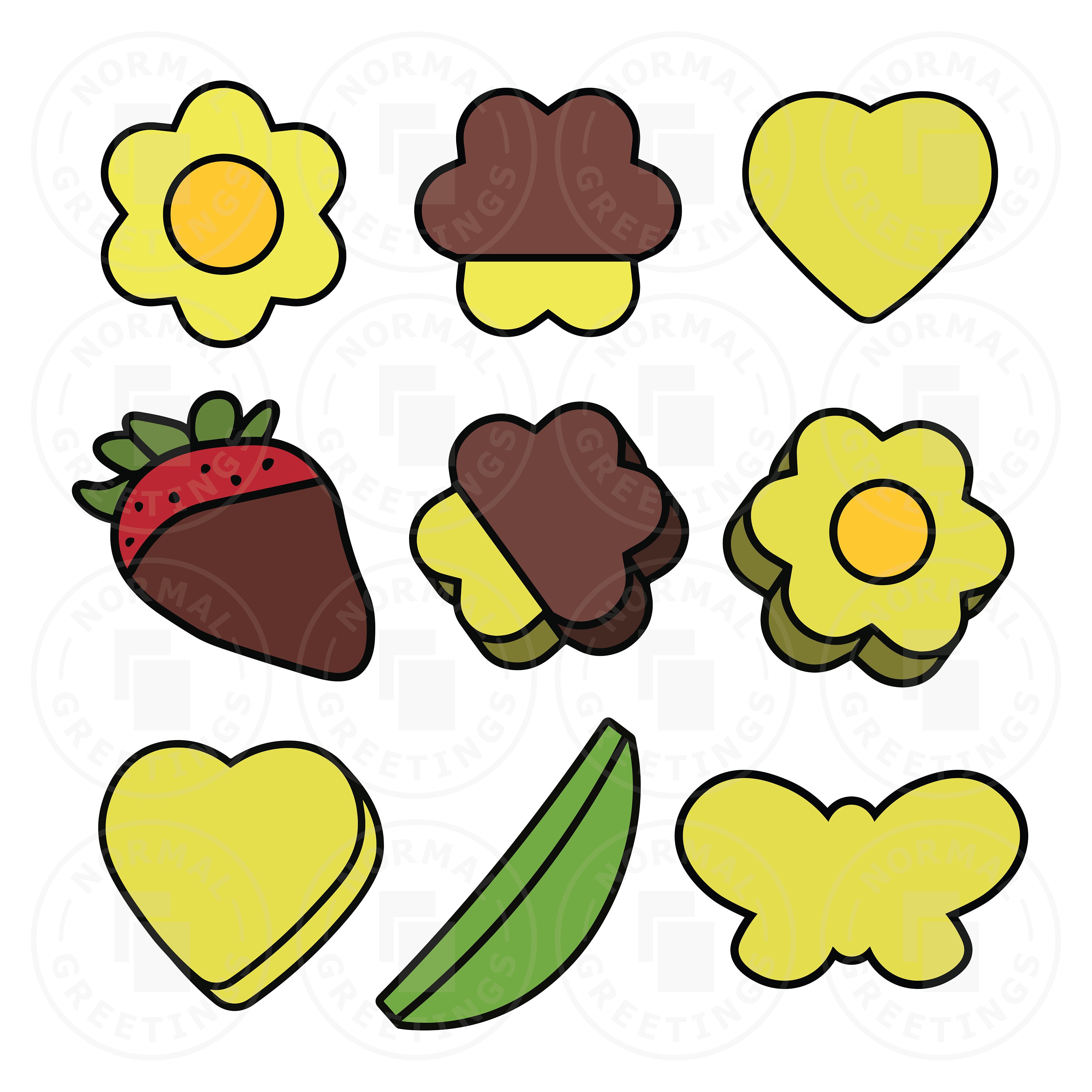 Edible Arrangements Cricut Files Cut Files Chocolate Covered - Etsy