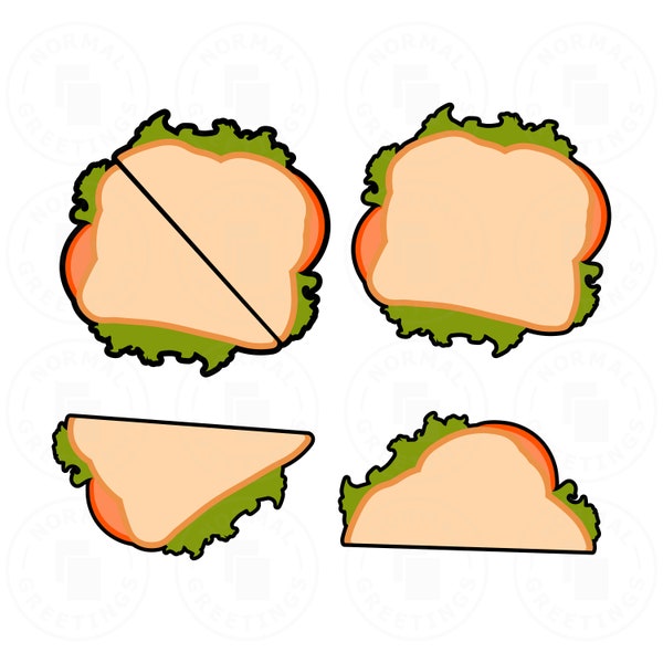 Sandwich Clip Art - Etsy