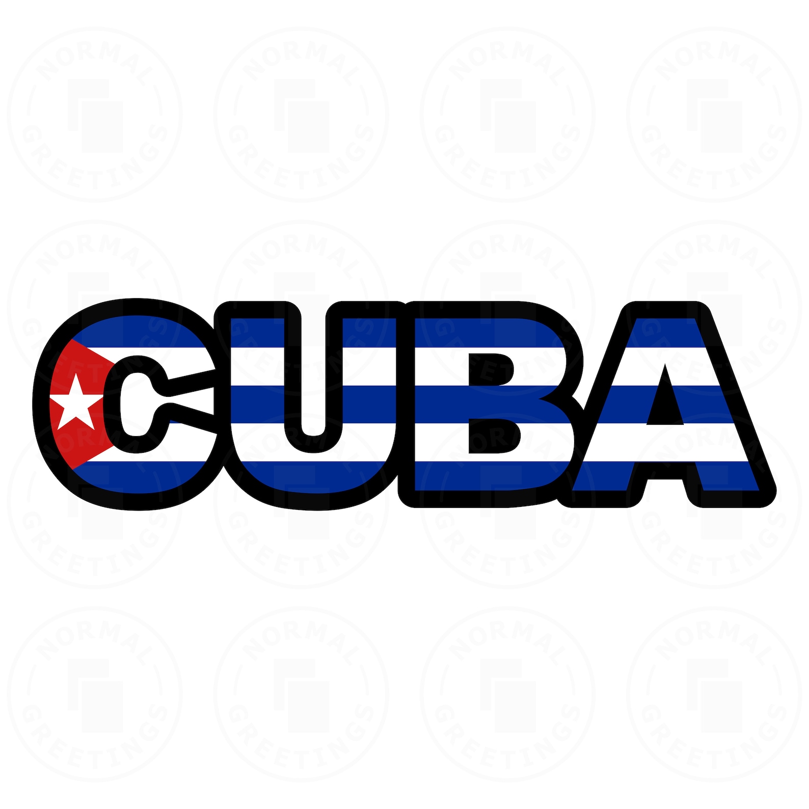 Cuba Flag Text SVG PNG Flag Bandera Cubana Cricut Files Cut Files ...