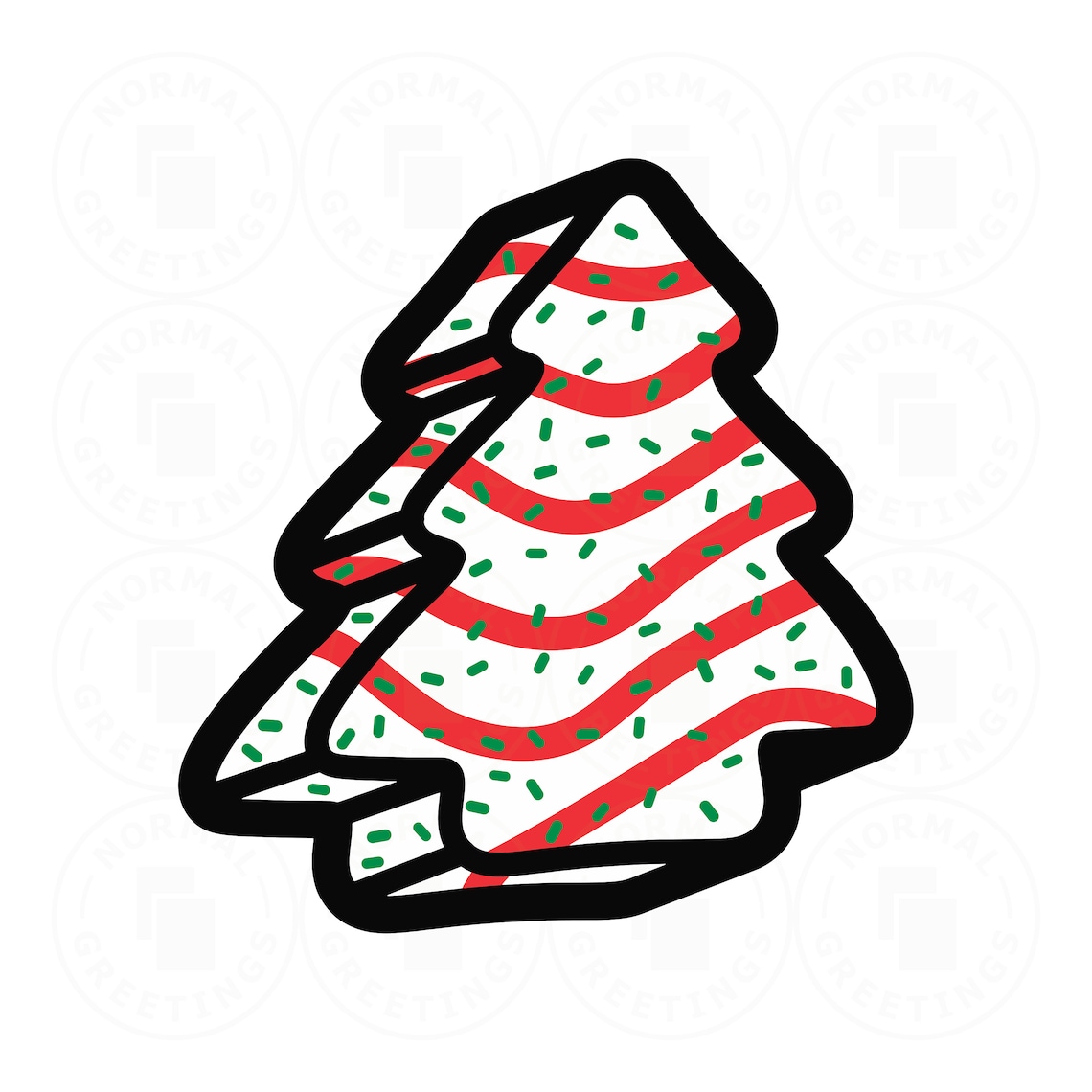 Little Debbie Christmas Tree Cake Cupcake Snack Cricut Files Cut Files ...