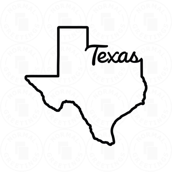 Texas Stencil - Etsy