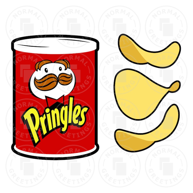 Pringles Potato Chips SVG Can of Pringles Bag of Chips PNG - Etsy Sweden