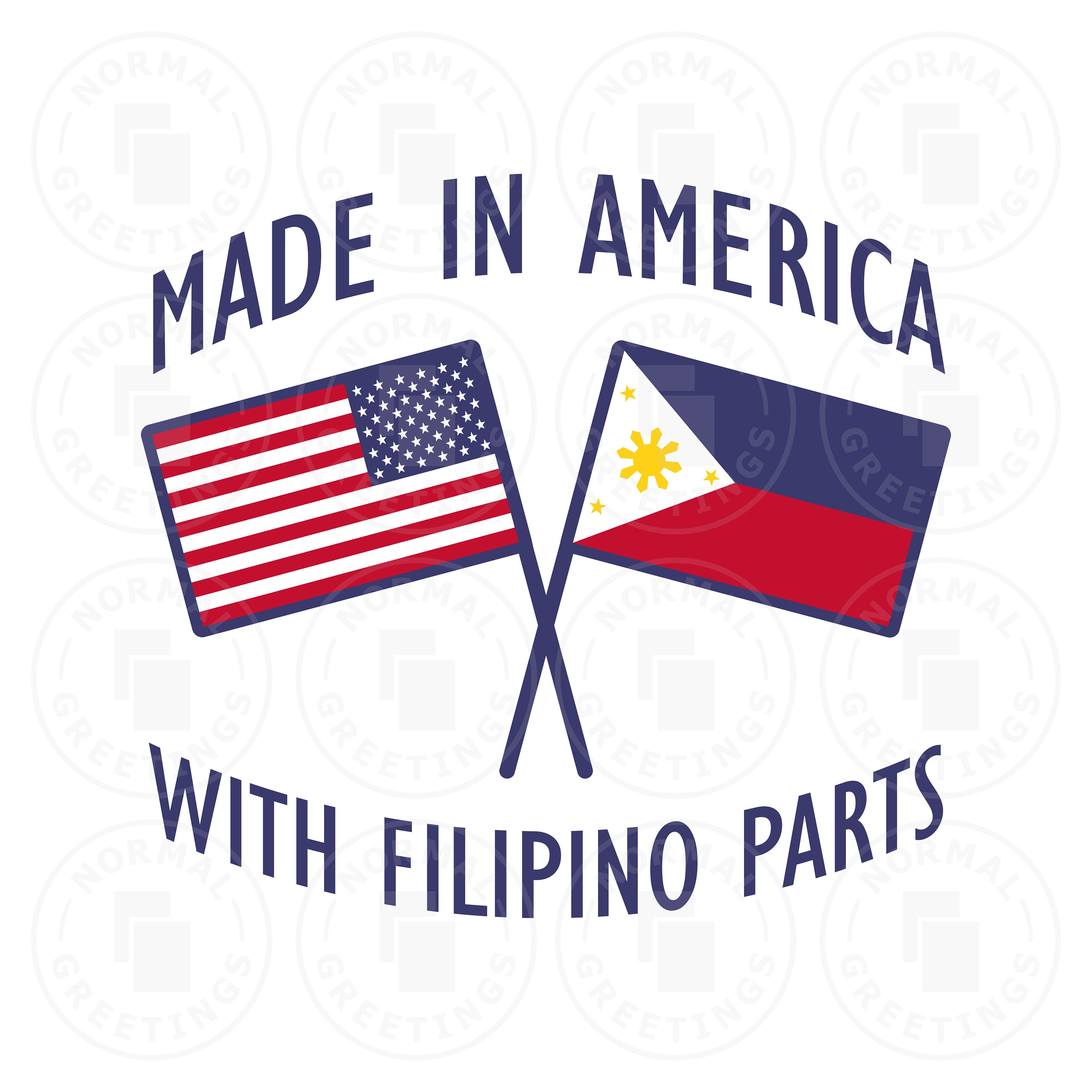 Philippine American Flag Logo
