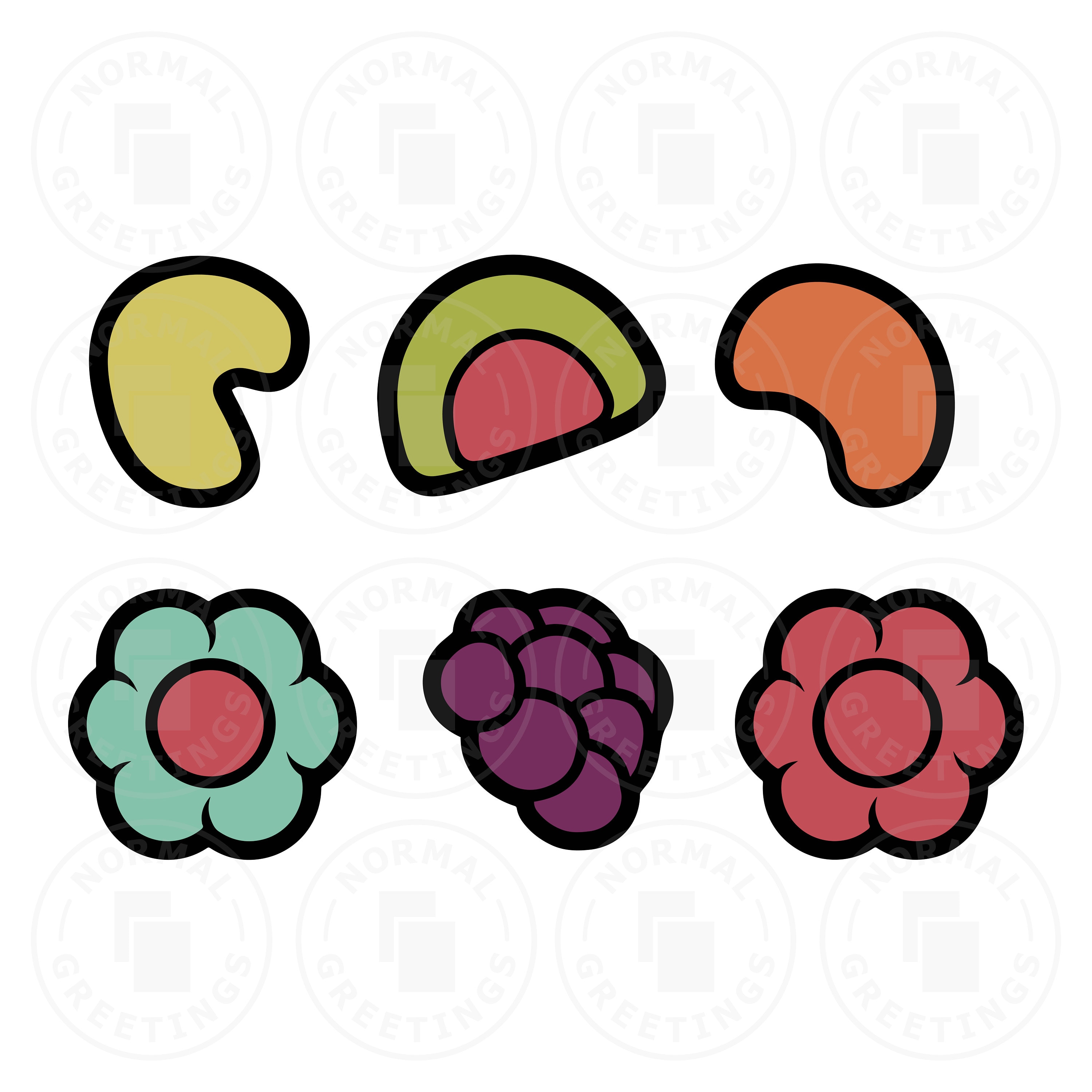 Trix Cereal Shapes Pieces Cricut Files Cut FIles Trix Fruit Cereal ...