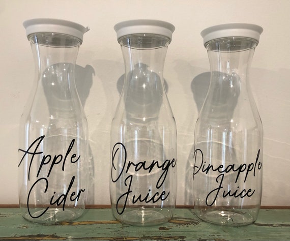 Mimosa Bar Carafe Custom Decals Bridal or Baby Shower - Etsy