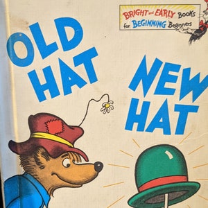 Vintage Dr. Seuss Book 1970 Old Hat New Hat - Etsy