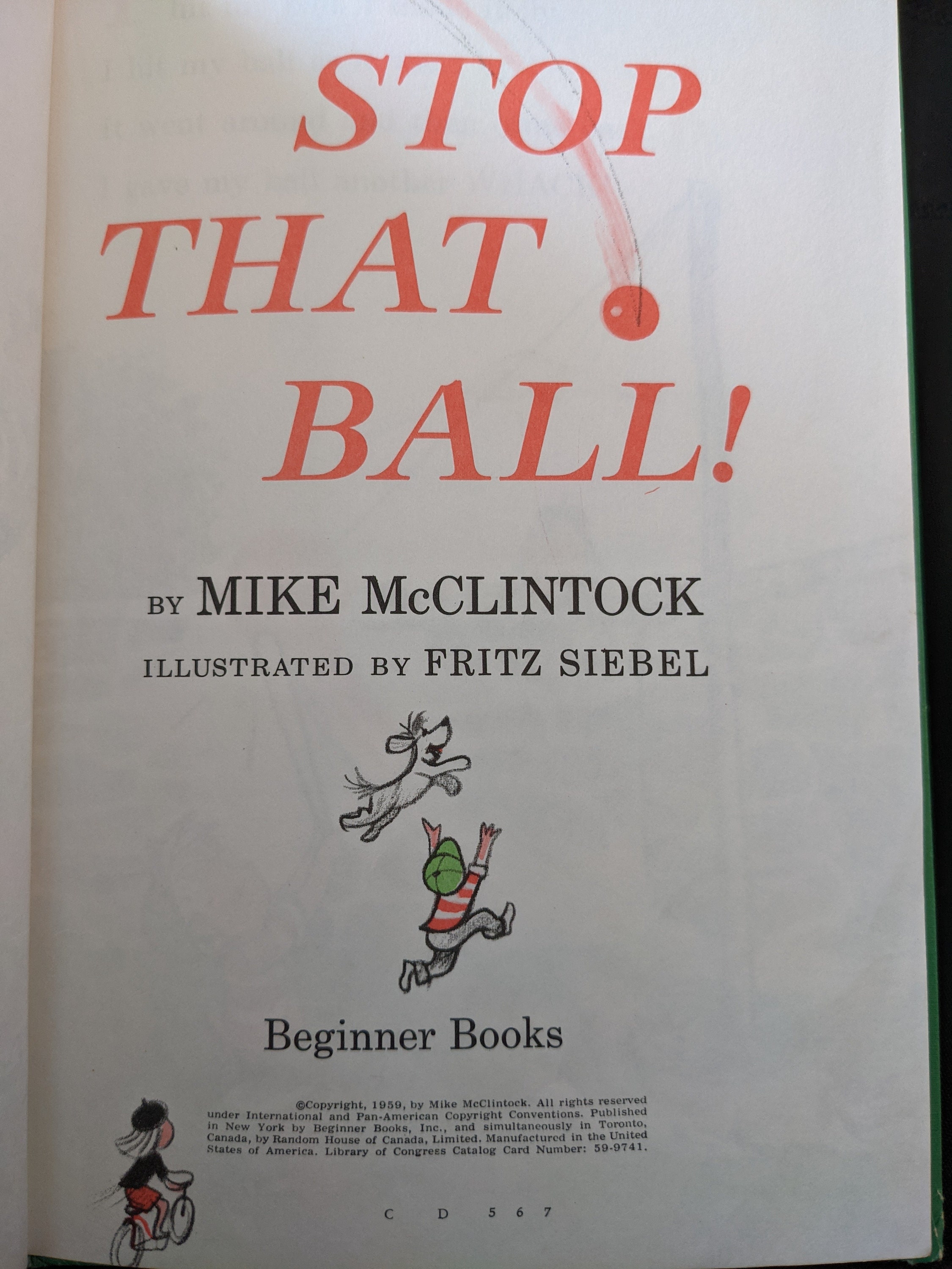 Vintage Dr. Seuss 1959 Stop That Ball - Etsy