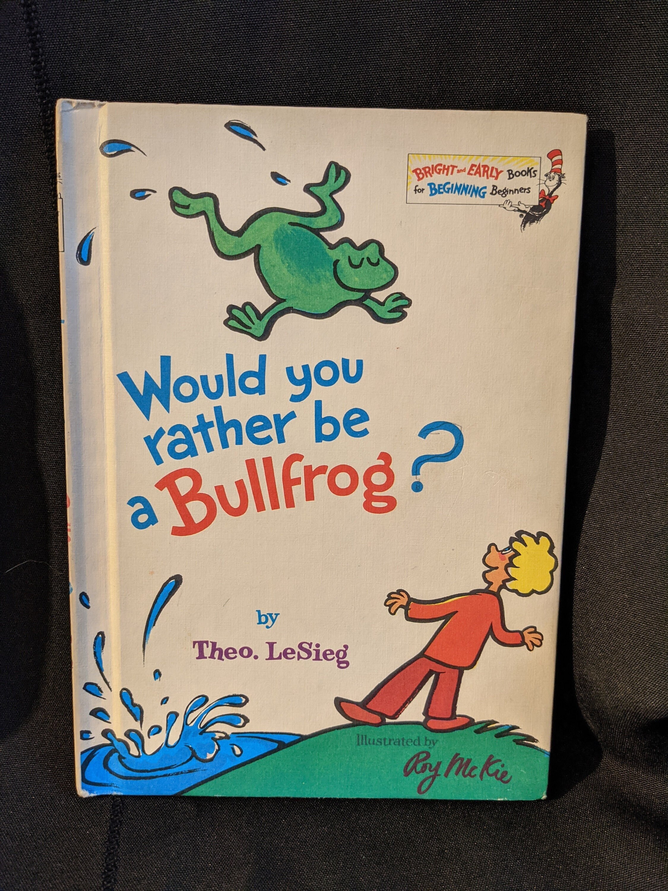 Vintage Dr. Seuss Book 1975 Would You Rather Be A Bullfrog - Etsy