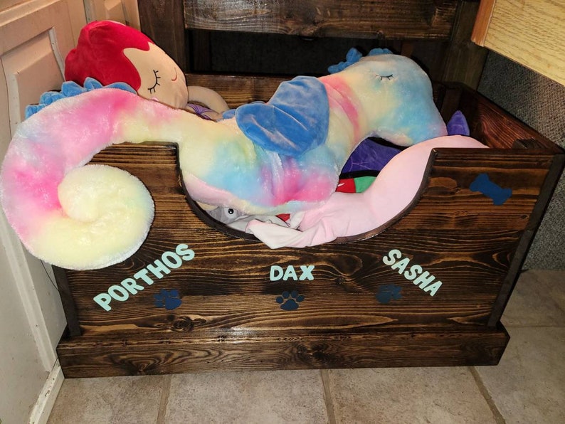 Large Furbaby Toy Box - Etsy