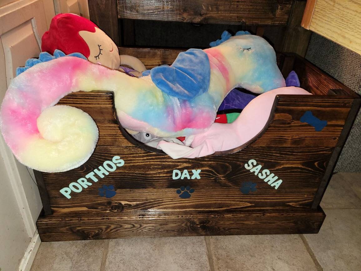 Large Furbaby Toy Box - Etsy