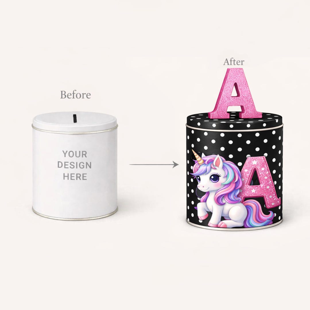 Custom Money Bank Custom Top - Etsy