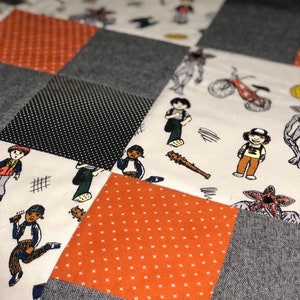 Stranger Things Patchwork Lap Quilt 40x56 - Etsy