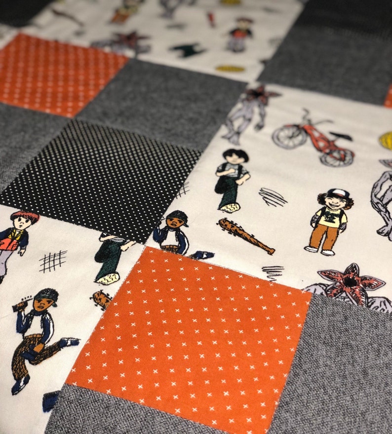 Stranger Things Patchwork Lap Quilt 40x56 - Etsy
