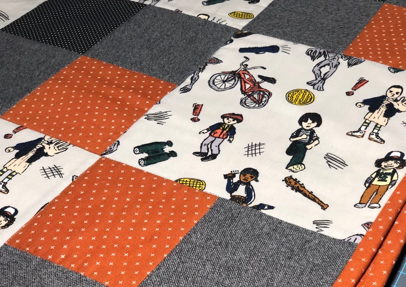 Stranger Things Patchwork Lap Quilt 40x56 - Etsy