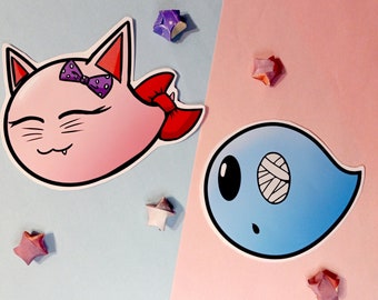 Strawberry Ghost Sticker, Ghost Stickers, Halloween Stickers, Fall ...