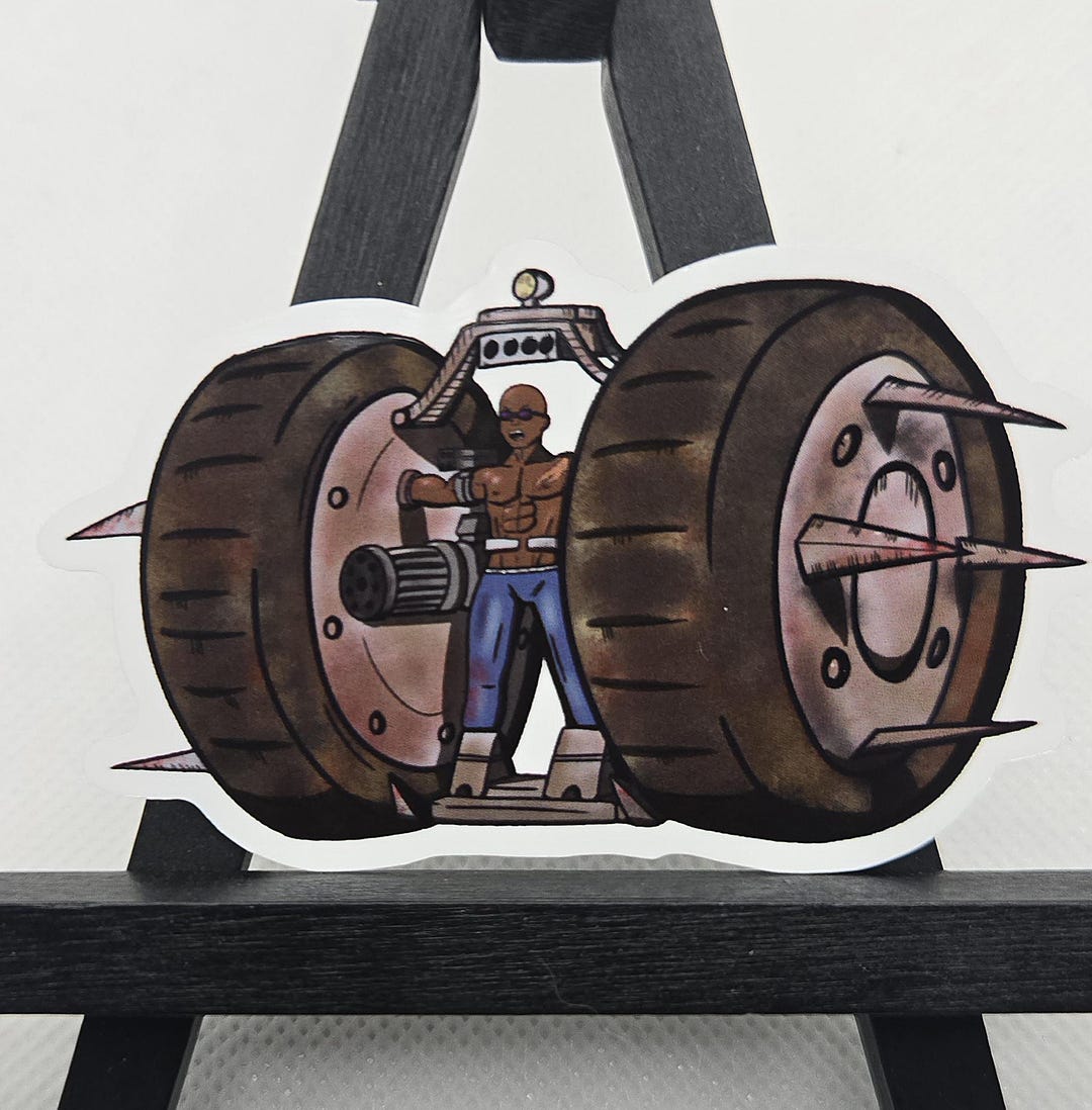 Axel | Twisted Metal Chibi Car - Etsy