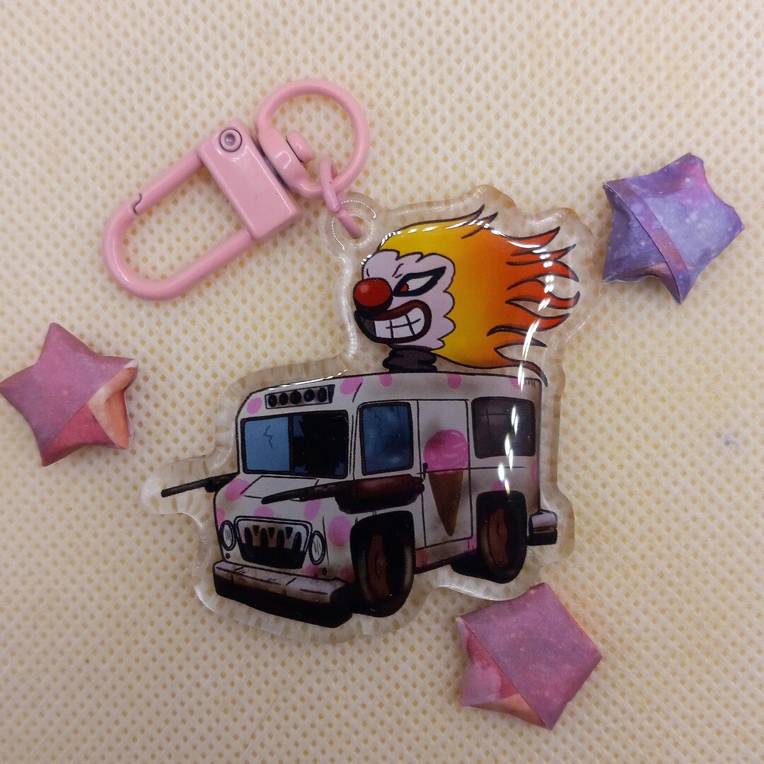 Sweet Tooth | Twisted Metal Chibi Keychain - Etsy