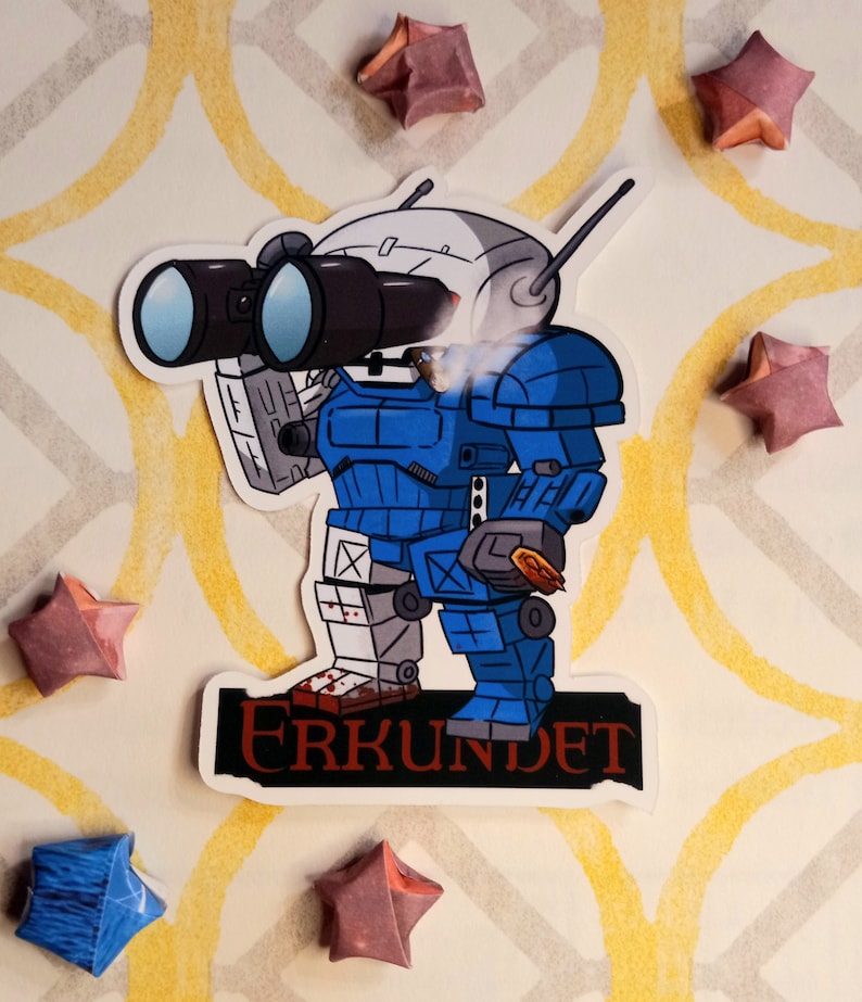 Cute Battletech Sticker Atlas Chibi - Etsy