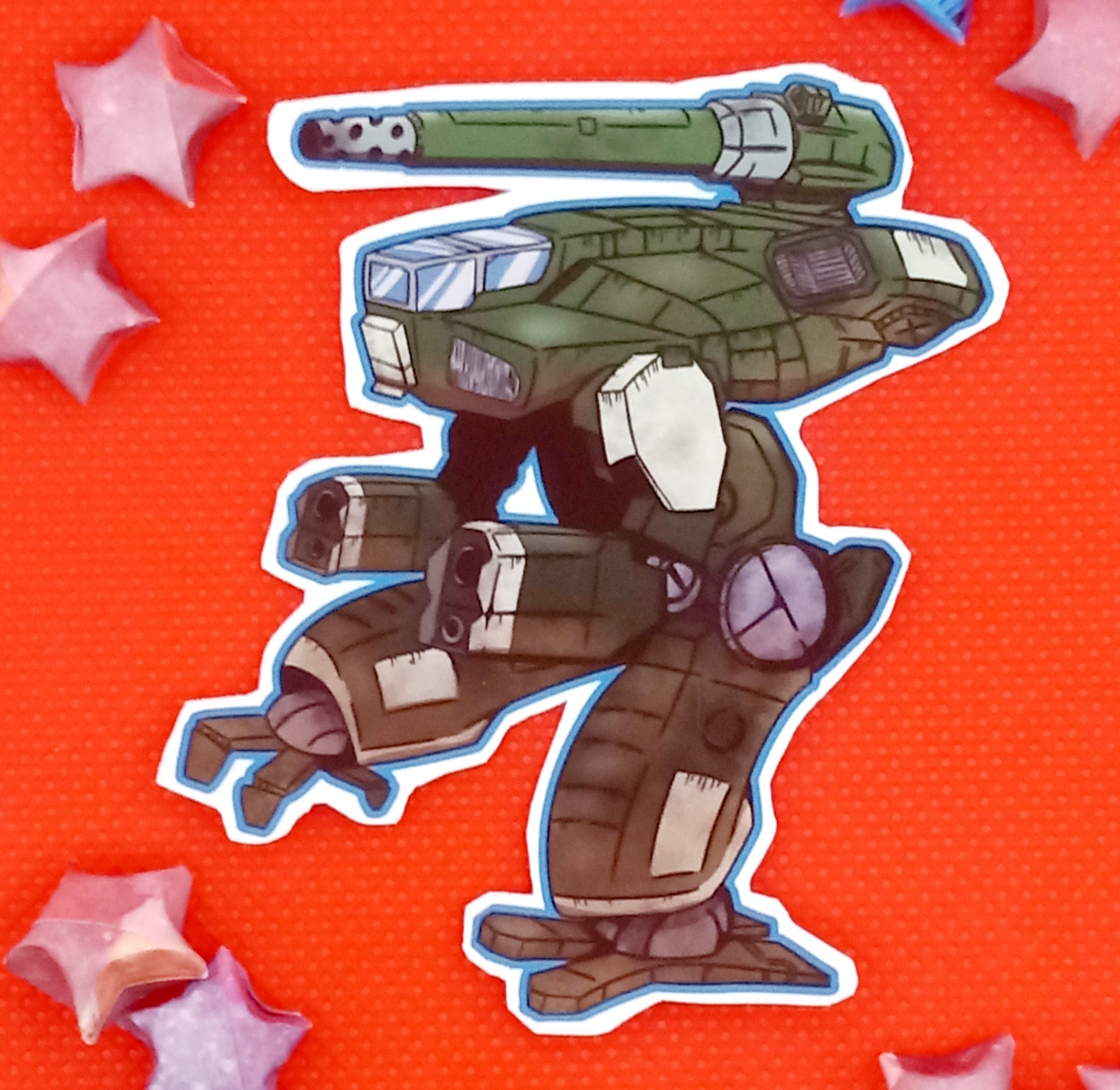 Cute Battletech Sticker Marauder Chibi - Etsy