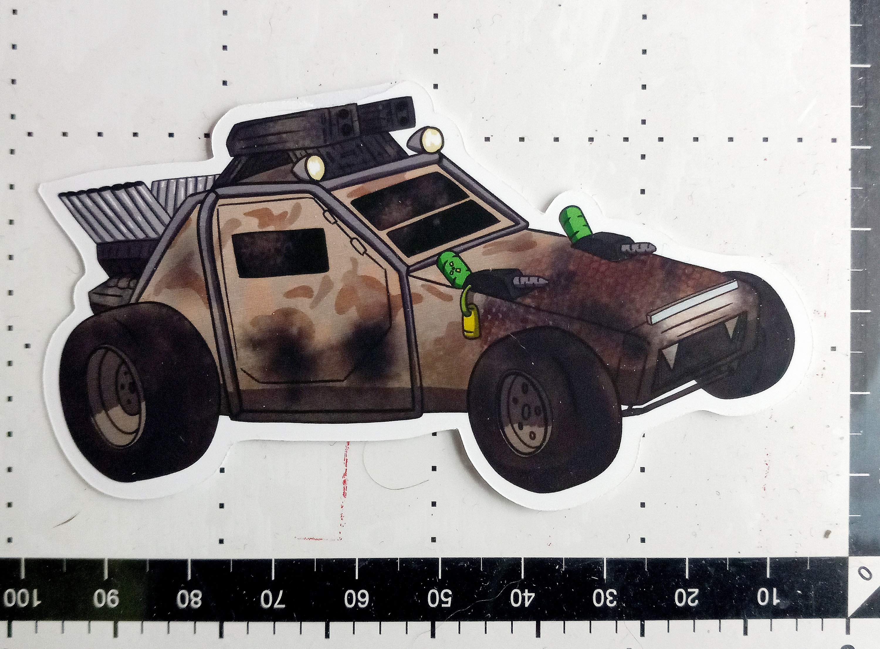 Pit Viper | Twisted Metal Chibi Car - Etsy