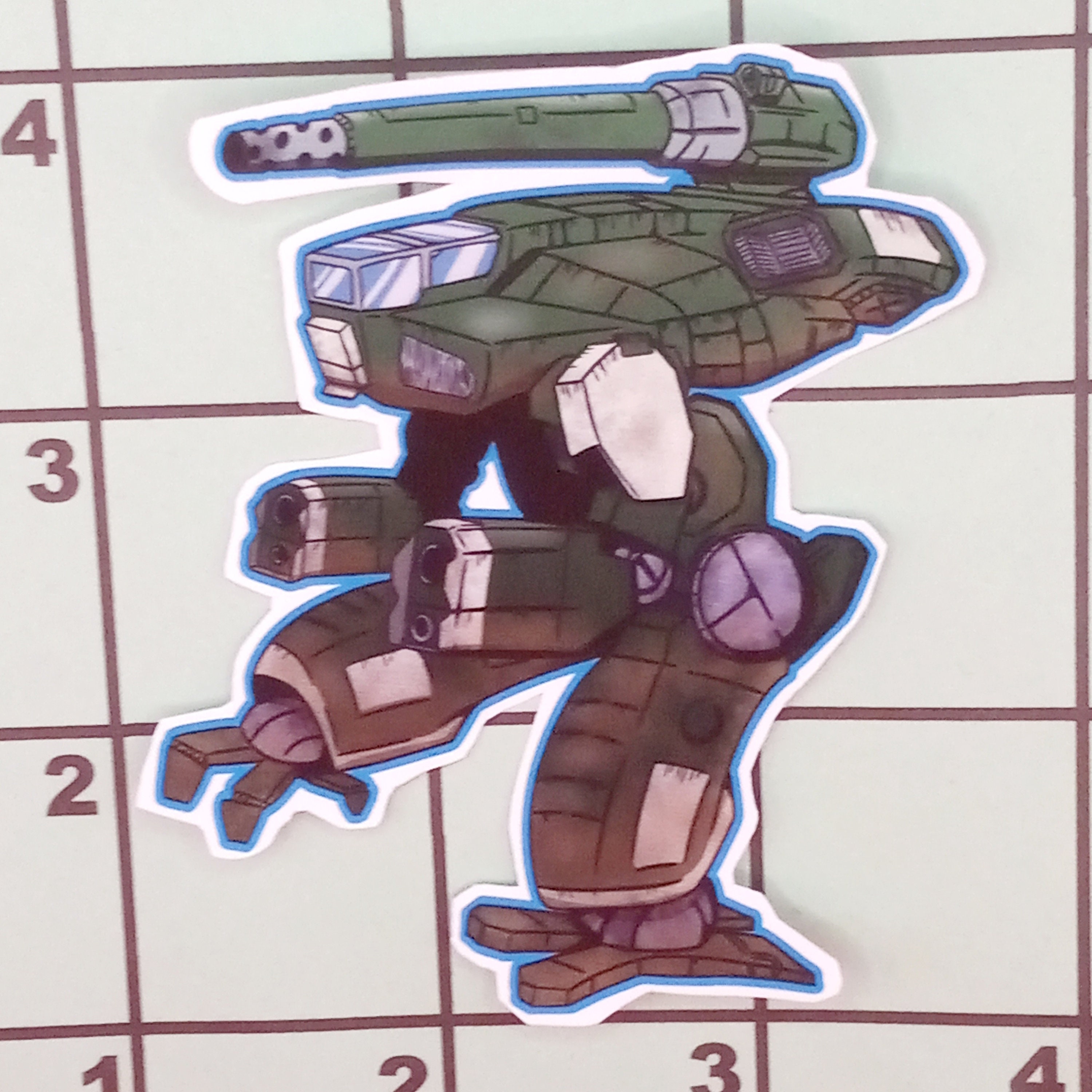 Cute Battletech Sticker Marauder Chibi - Etsy