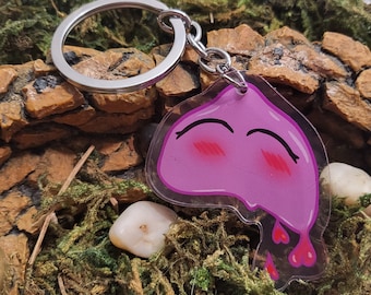 Cute Money Slime Acrylic Keychain Kawaii Slime - Etsy