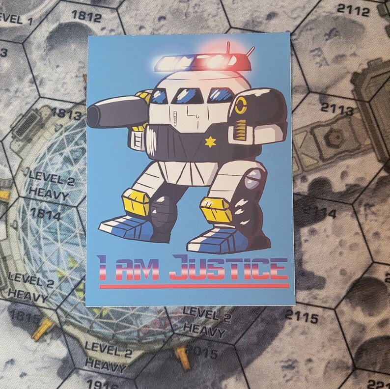 Cute Battletech Sticker Urbanmech Chibi - Etsy