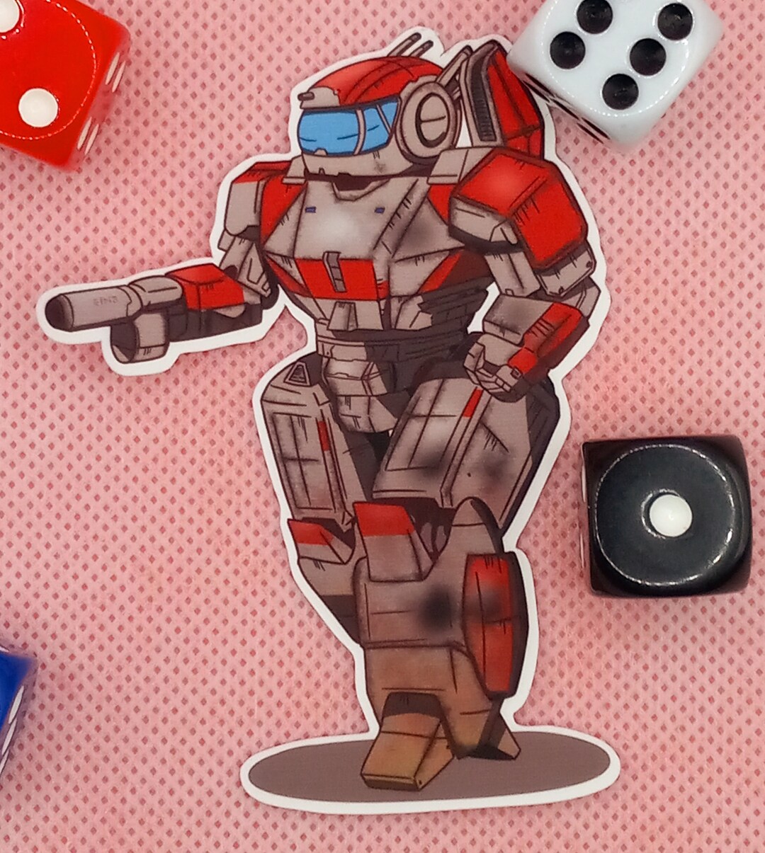 Cute Battletech Sticker | Phoenix Hawk - Etsy