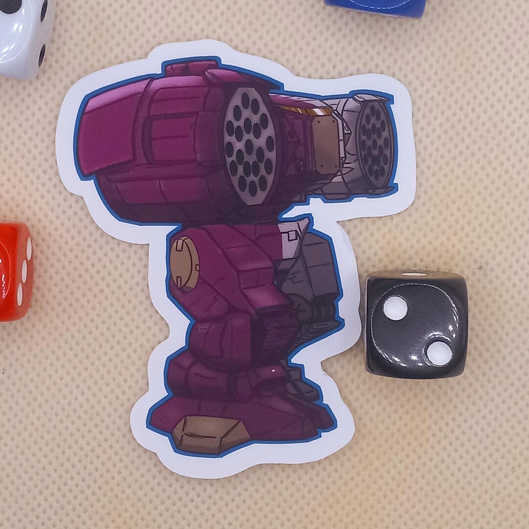 Cute Battletech Sticker | Longbow | House Marik - Etsy