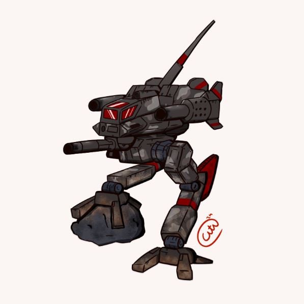 Cute Battletech Sticker Locust Chibi - Etsy