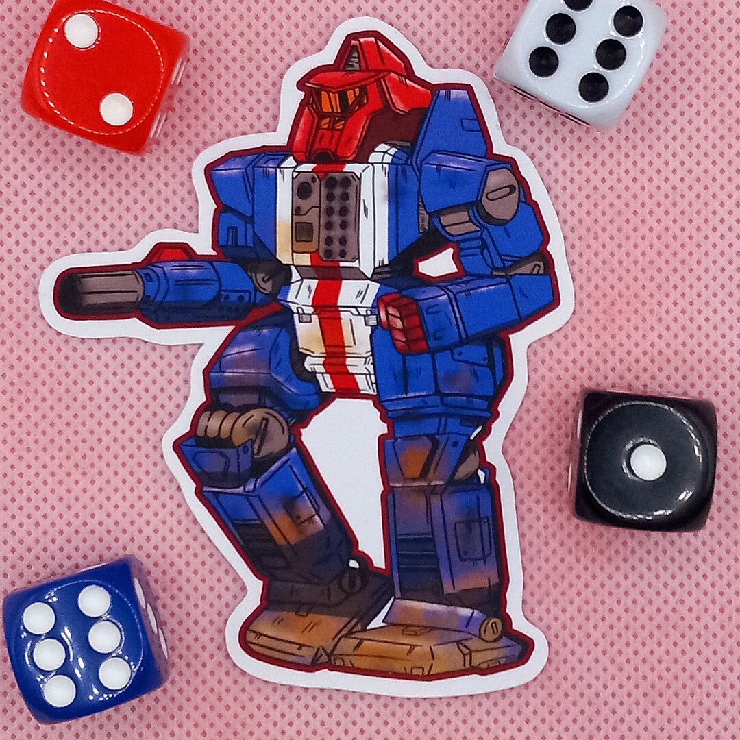 Cute Battletech Sticker | Centurion | House Davion - Etsy