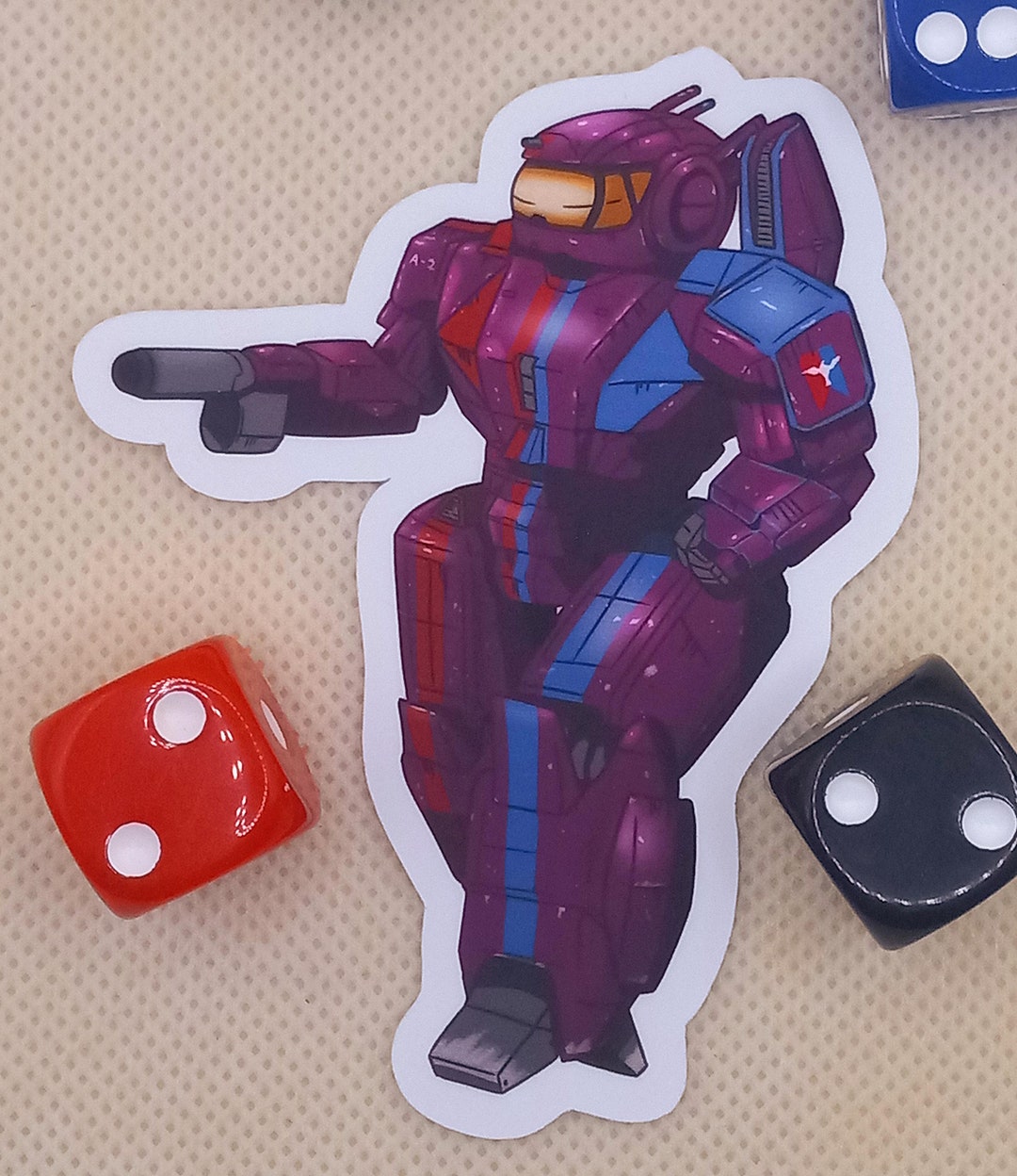 Cute Battletech Sticker | Phoenix Hawk | House Marik - Etsy