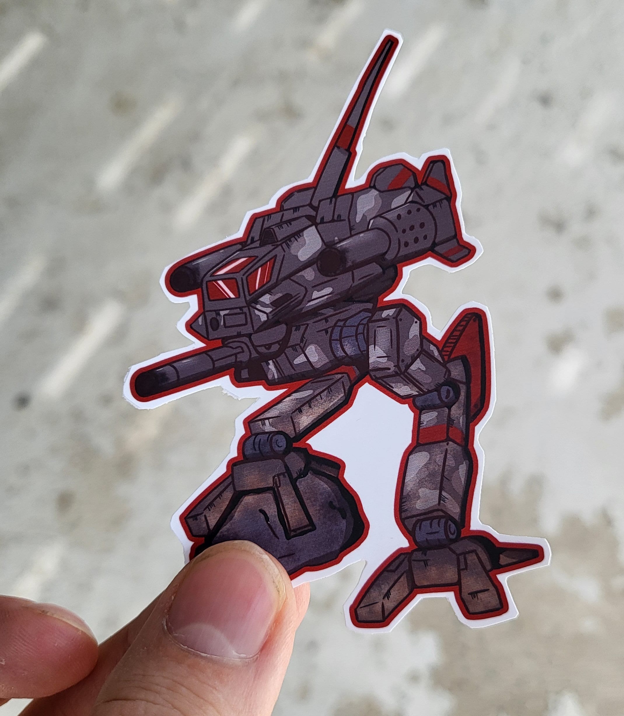 Cute Battletech Sticker Locust Chibi - Etsy