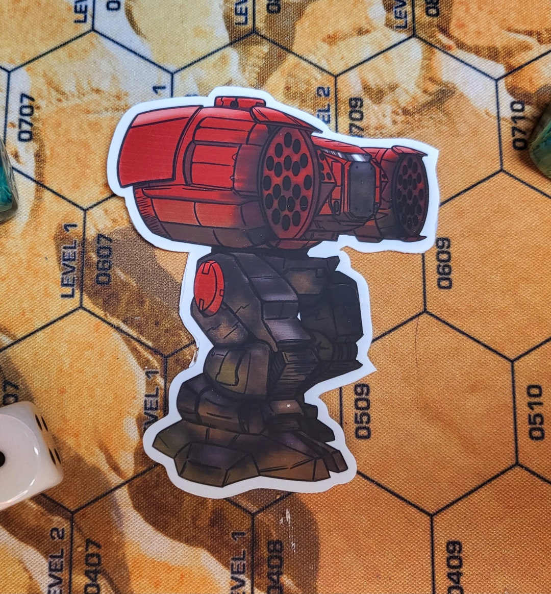 Cute Battletech Sticker Longbow - Etsy