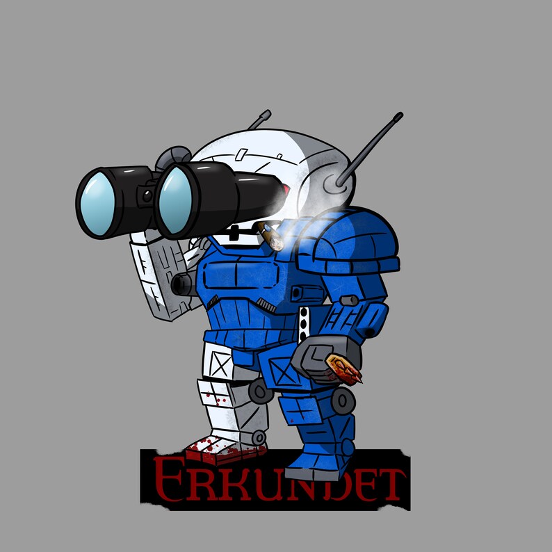 Cute Battletech Sticker Atlas Chibi - Etsy